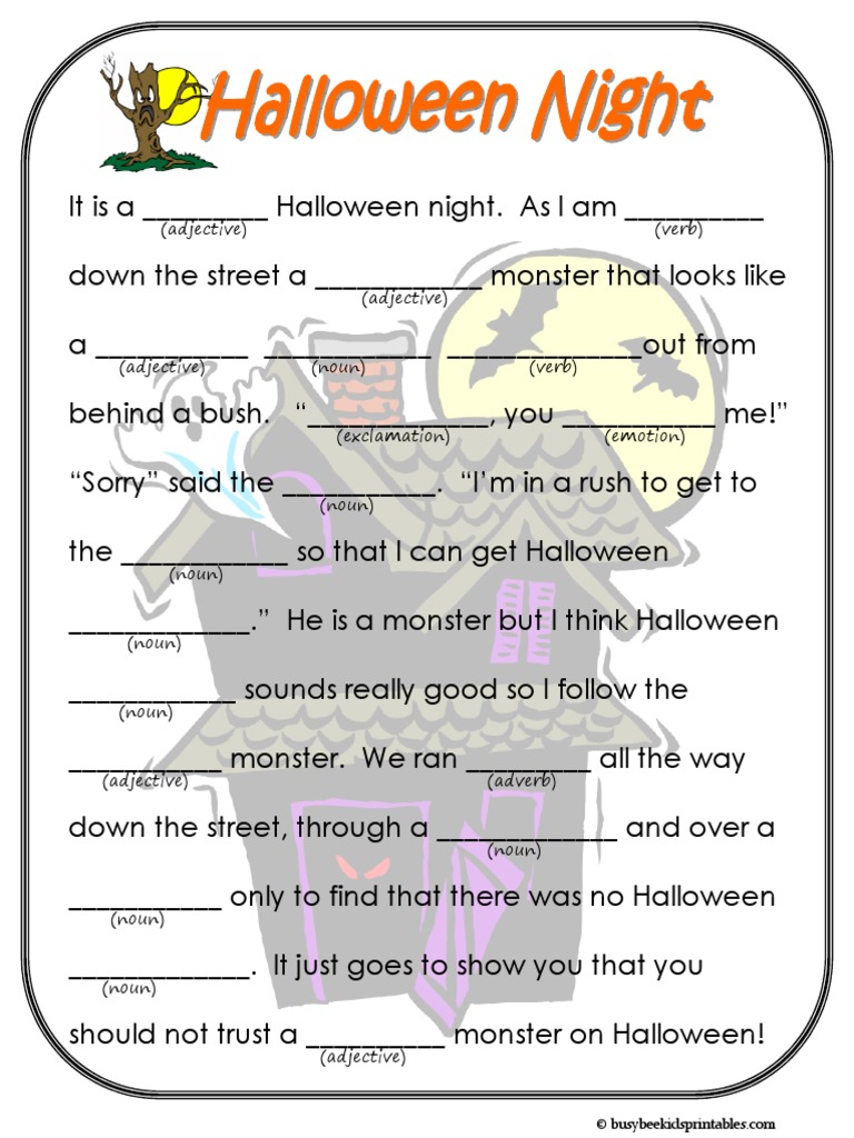 Halloween Night | PDF | Poetry | General Fiction