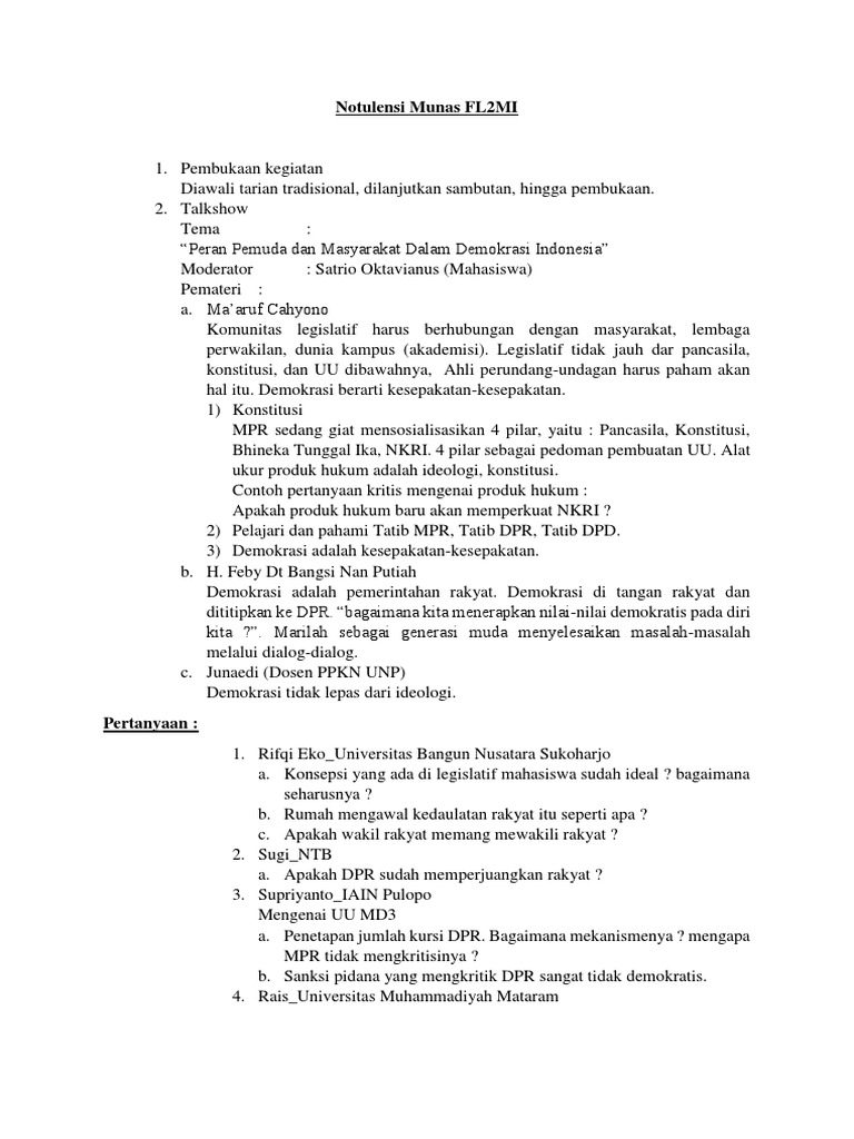 Fl2mi 2018 | PDF | Politik | Ilmu Sosial