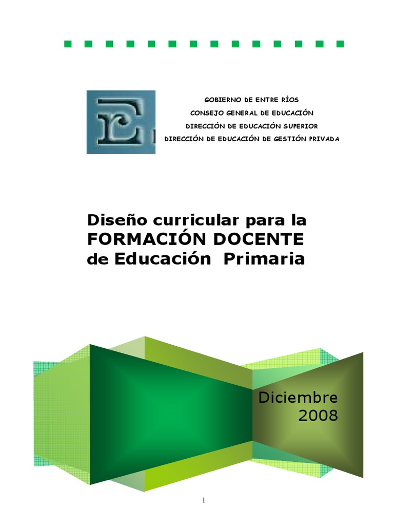 Prof. de Educ. Primaria-Diseo | PDF | Plan de estudios | Maestros