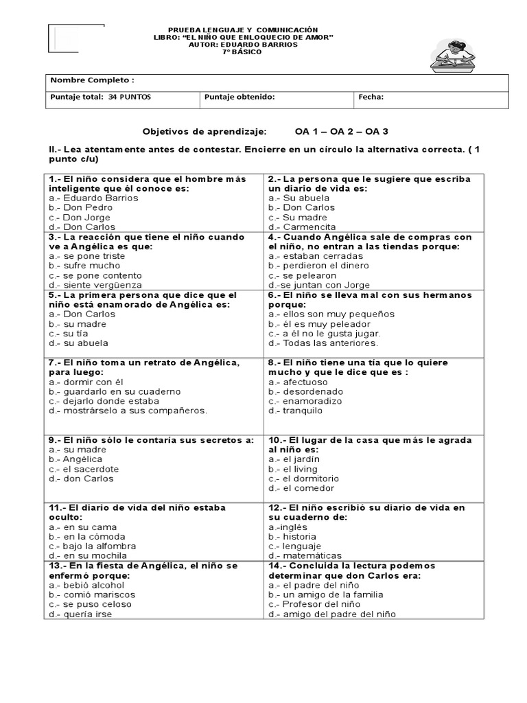 El Niño Que Enloquecio de Amor | PDF