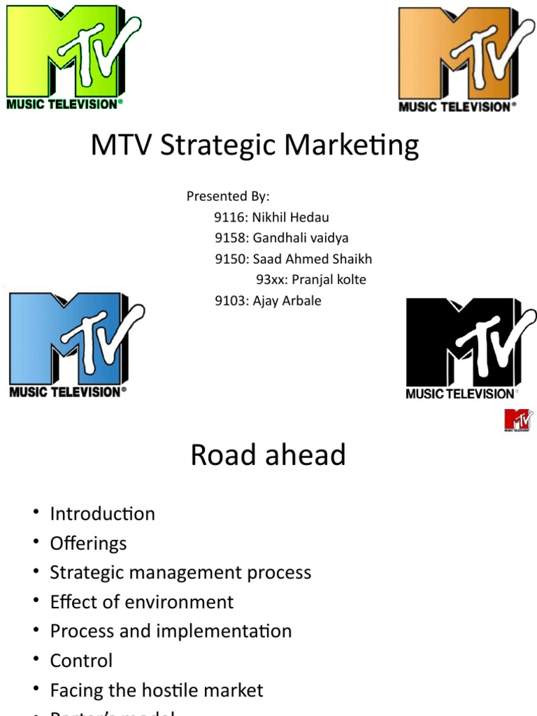 MTV Strategic Marketing | PDF | Mtv | Strategic Management