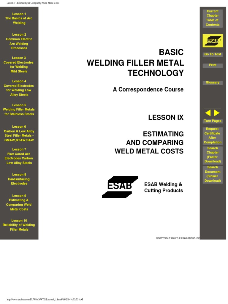 Lesson 9 | PDF | Welding | Construction