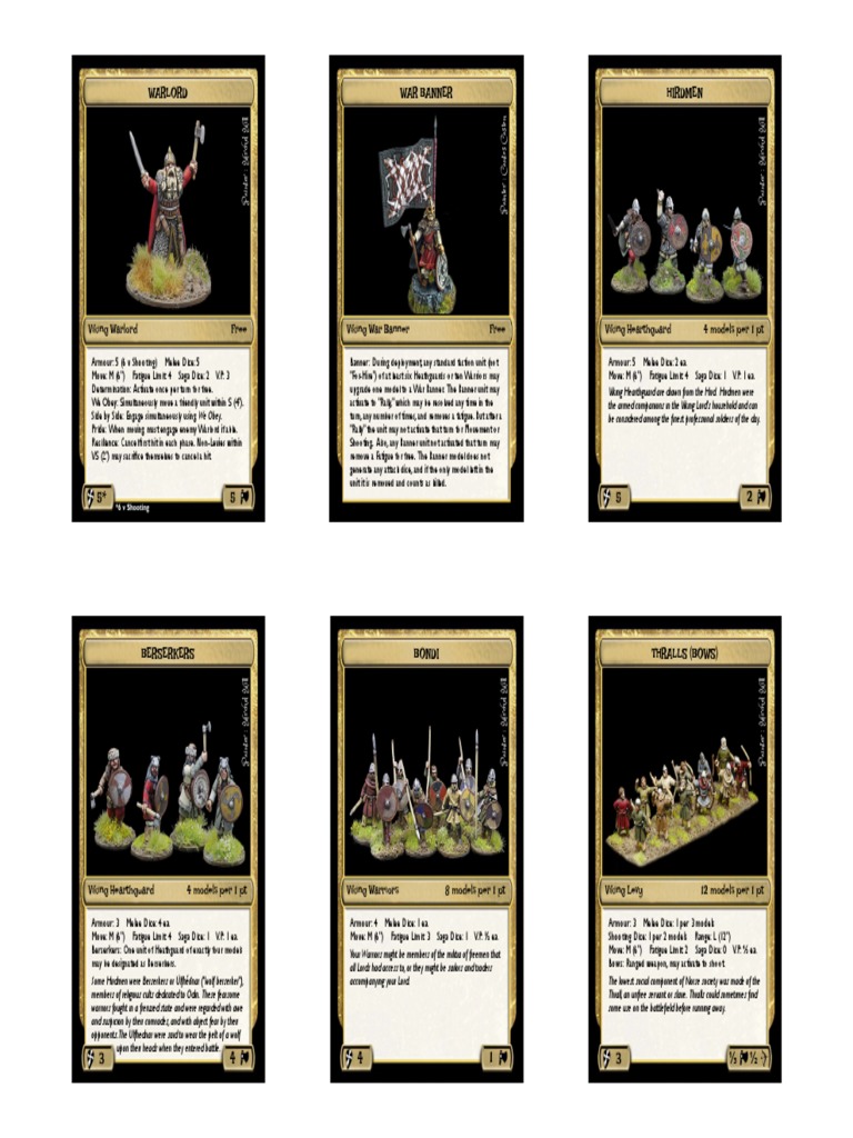 SAGA Cards Viking | PDF | Vikings | Viking Age