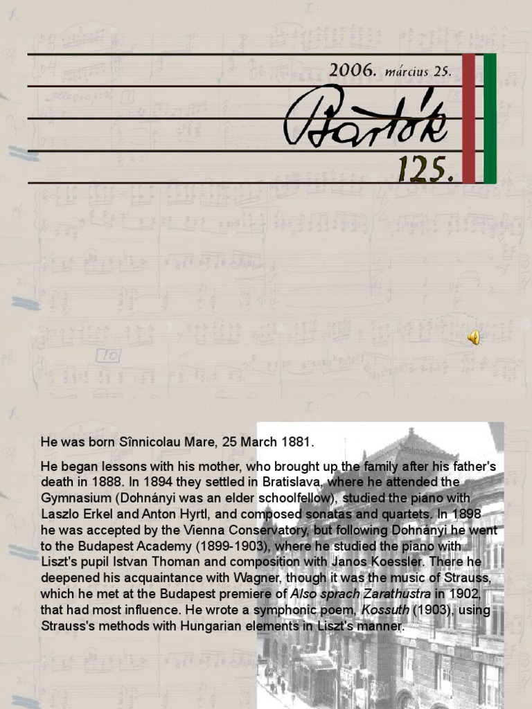 Bartok | PDF | Classical Music | Musical Compositions