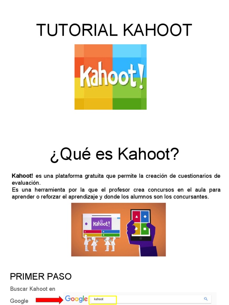 Tutorial Kahoot | PDF