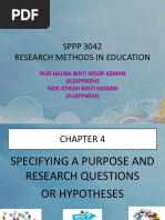 4 Research Questions Sop | PDF | Quantitative Research | Educational ...