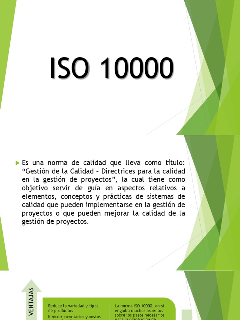 Iso 10000 | PDF | Gestión de la calidad | Calidad (comercial)