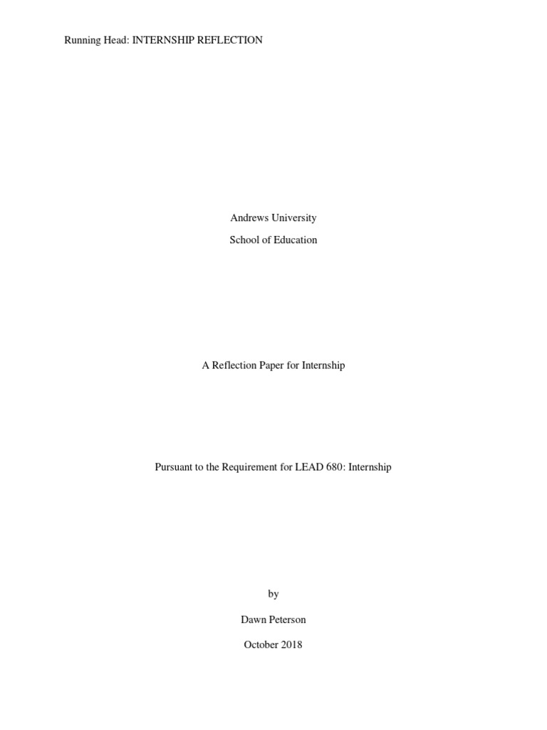 Internship Reflection 2 | PDF | Creativity | Design Thinking