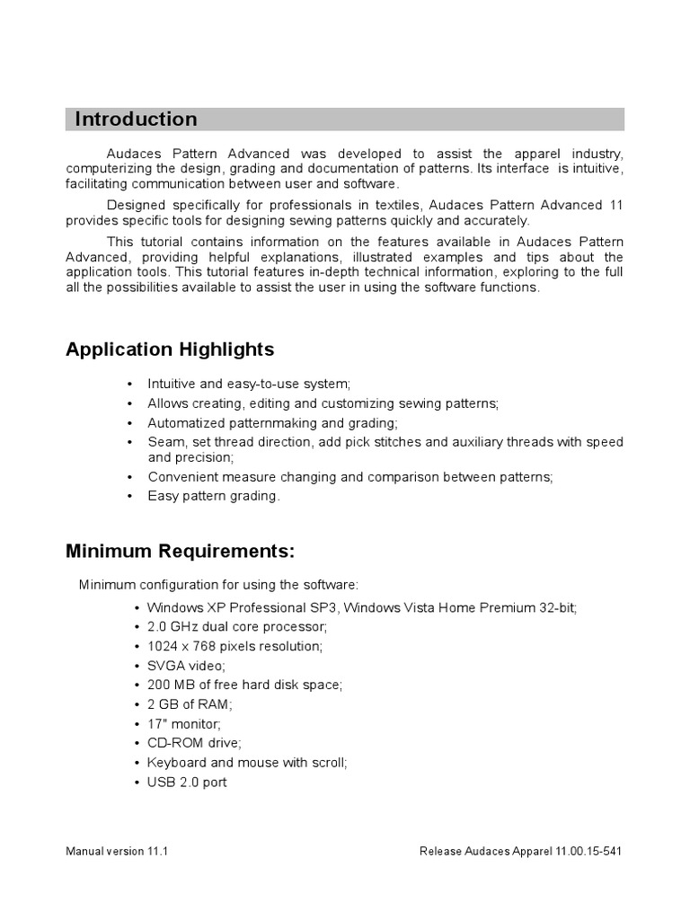Digital Manual - Audaces Apparel Pattern Vs11 | PDF | Icon (Computing) | Graphical User Interfaces