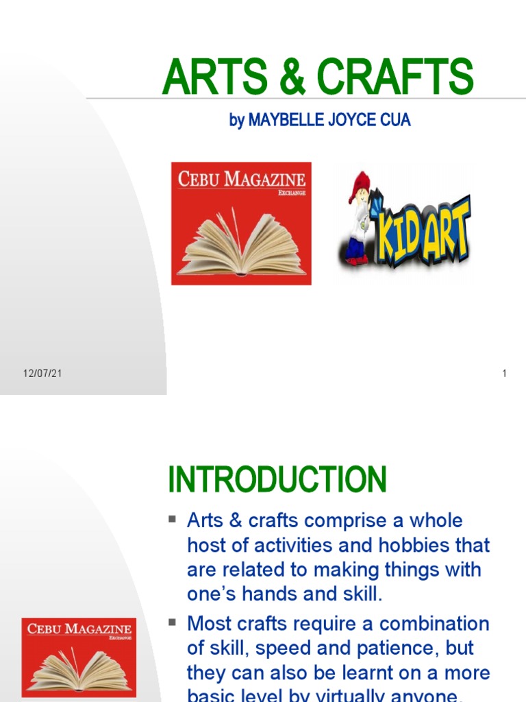 Arts & Crafts Overview and Benefits | PDF