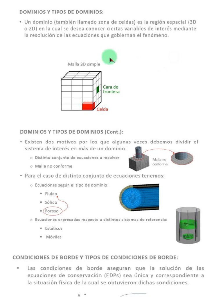 Dominio y Condiciones de Borde | PDF