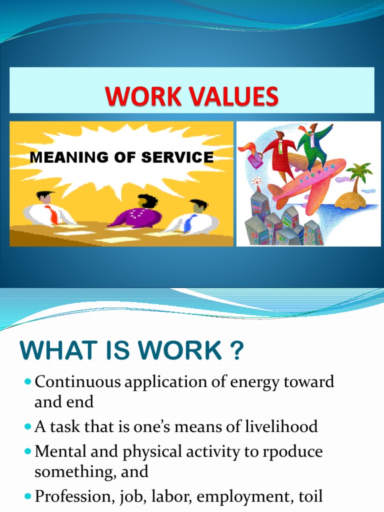 Work Values | Download Free PDF | Courage | Employment