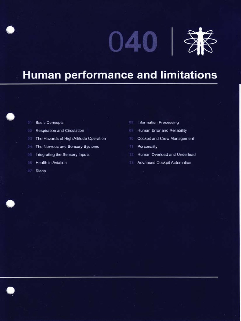 Bristol - Human Performance & Limitations | PDF | Vein | Heart