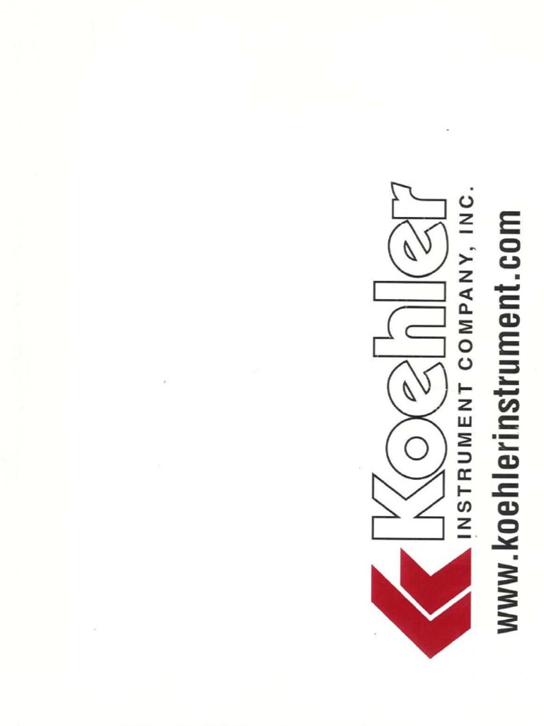 KOEHLER Penetrometro | PDF