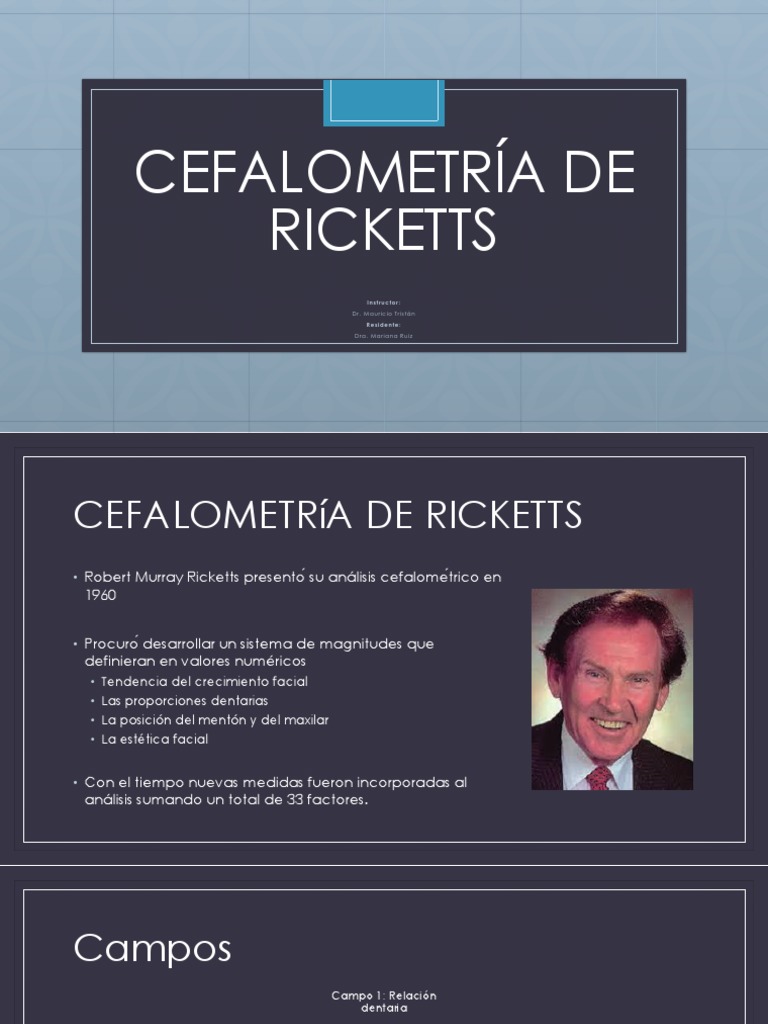 Análisis de Ricketts | PDF | Boca | Naturaleza