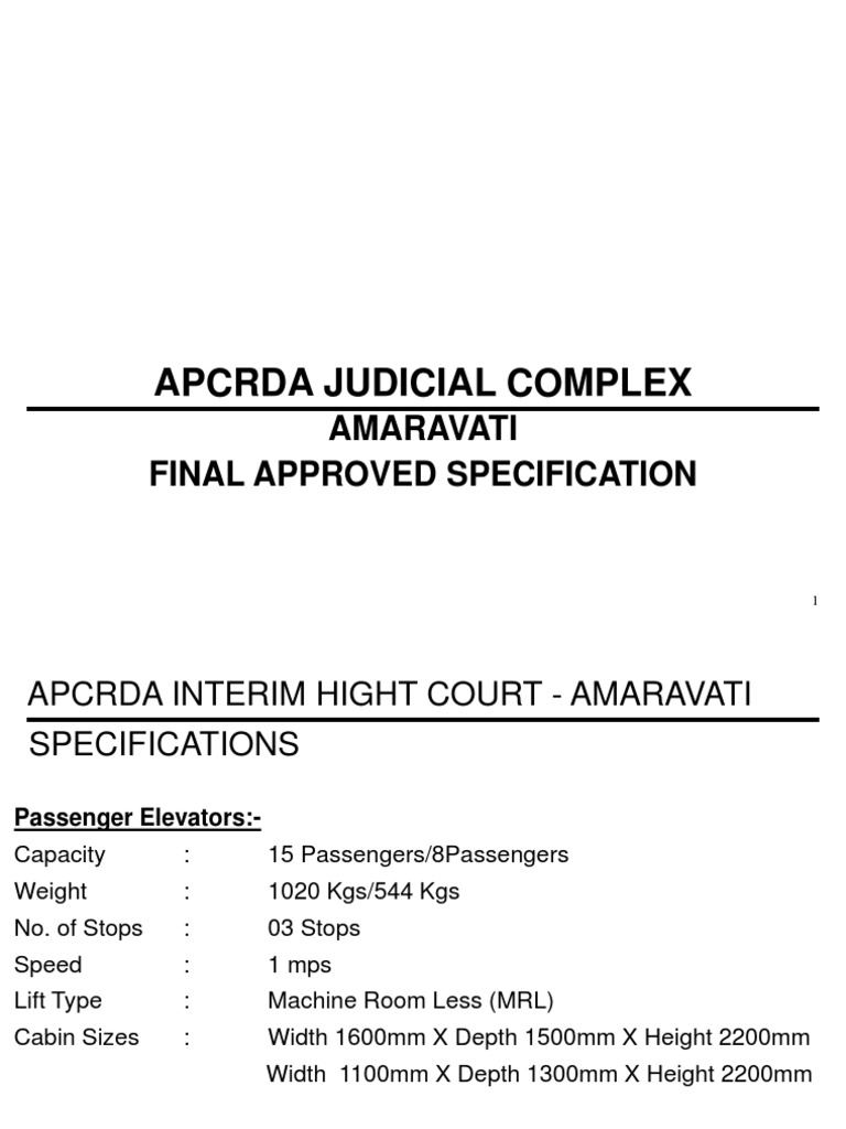 APCRDA JC Elevator Presentation | PDF | Elevator | Manufactured Goods