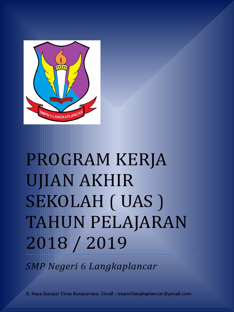 Program Kerja Uas | PDF