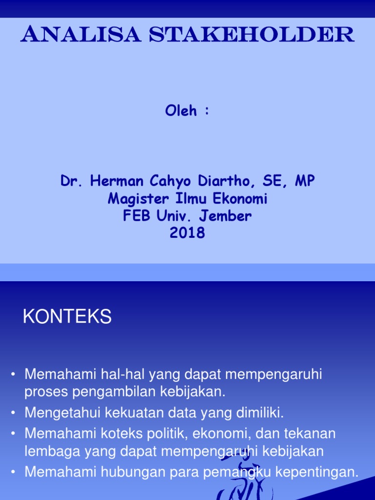 Stakeholder+analysis | PDF | Karier & Perkembangan | Bisnis