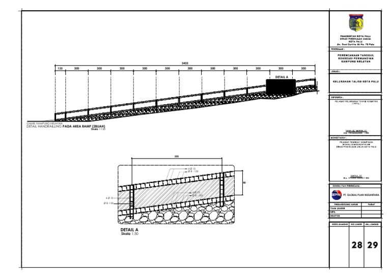 23.detail Handrailling Pada Area Ramp | PDF