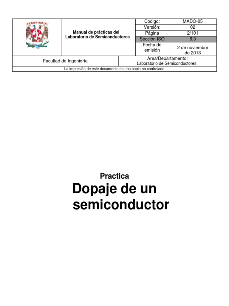 Dopaje Semiconductores | PDF | Semiconductores | Dopaje (semiconductor)