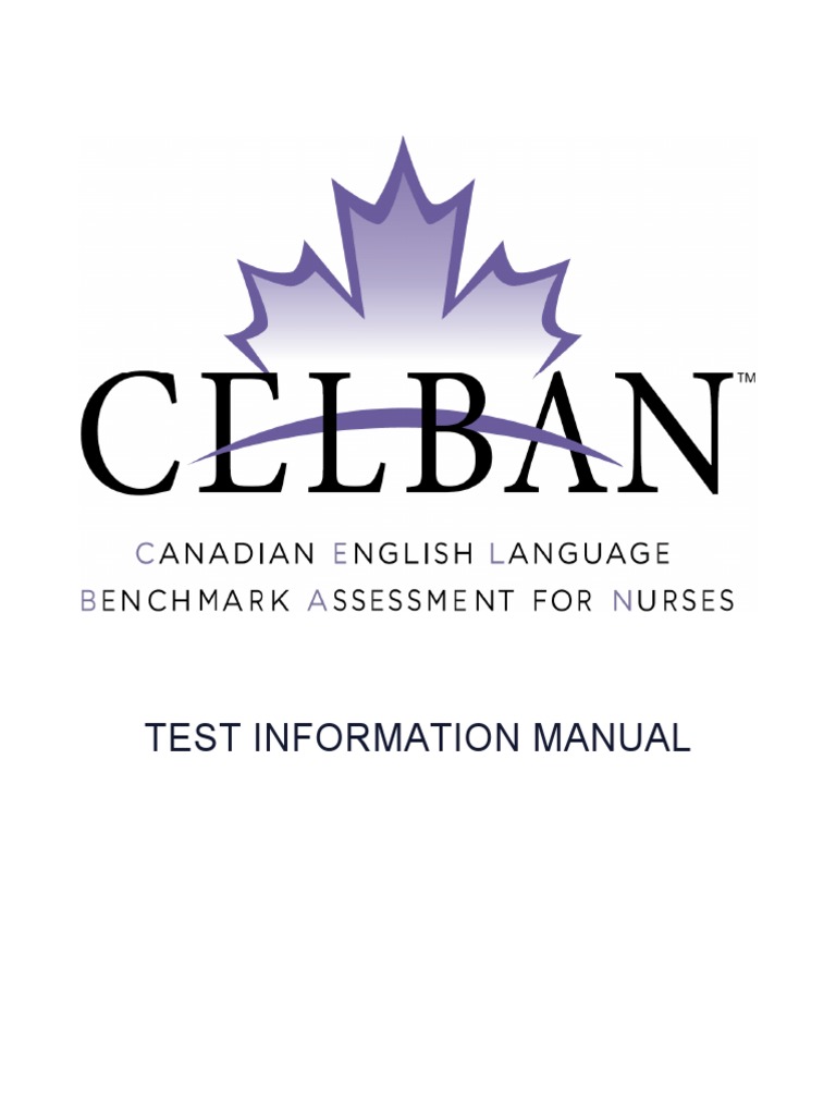 CELBAN Test Preparation Manual | PDF | Identity Document | Question