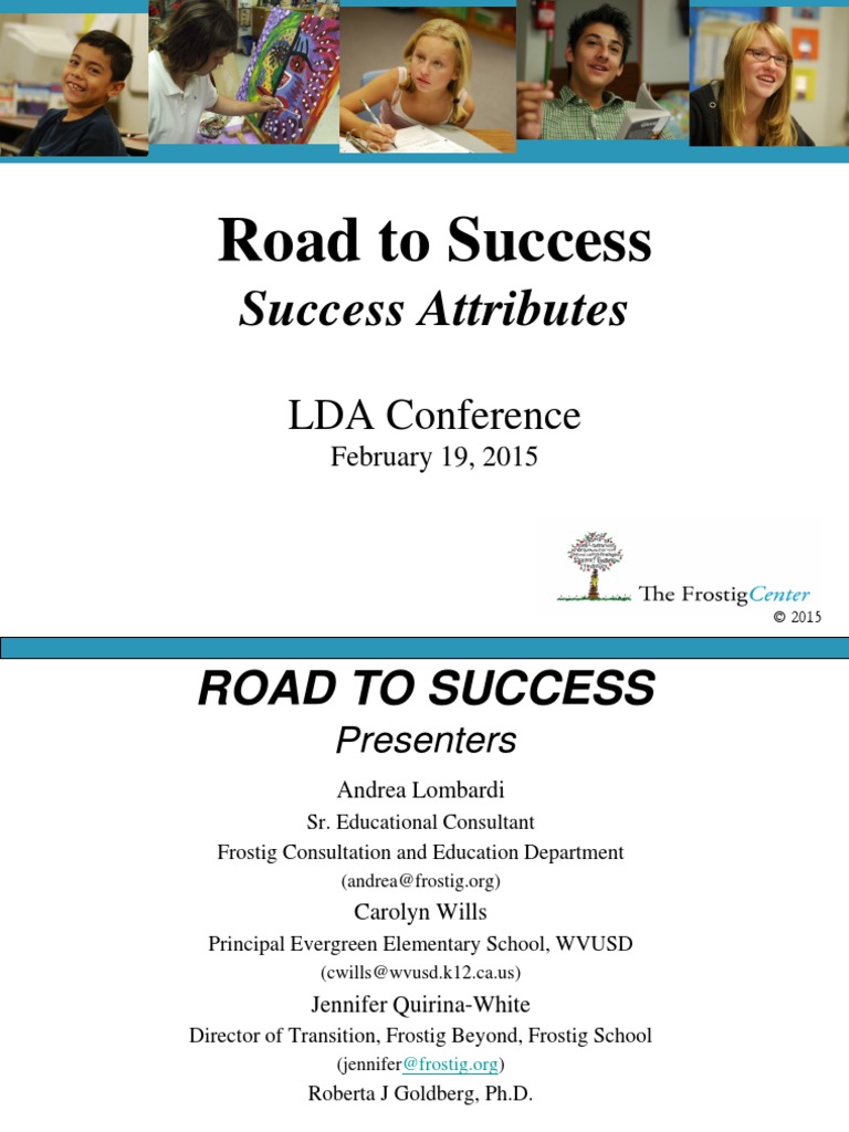 Road To Success PDF | PDF | Learning Disability | Goal Setting