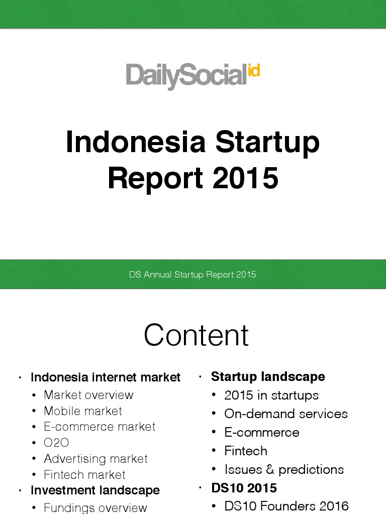 Tech Startup Report PDF | PDF | Venture Capital | Corporate Finance