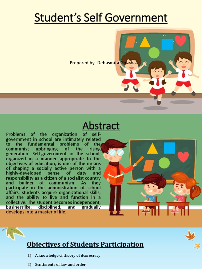 Student's Self Government | PDF | Students' Union | Schools