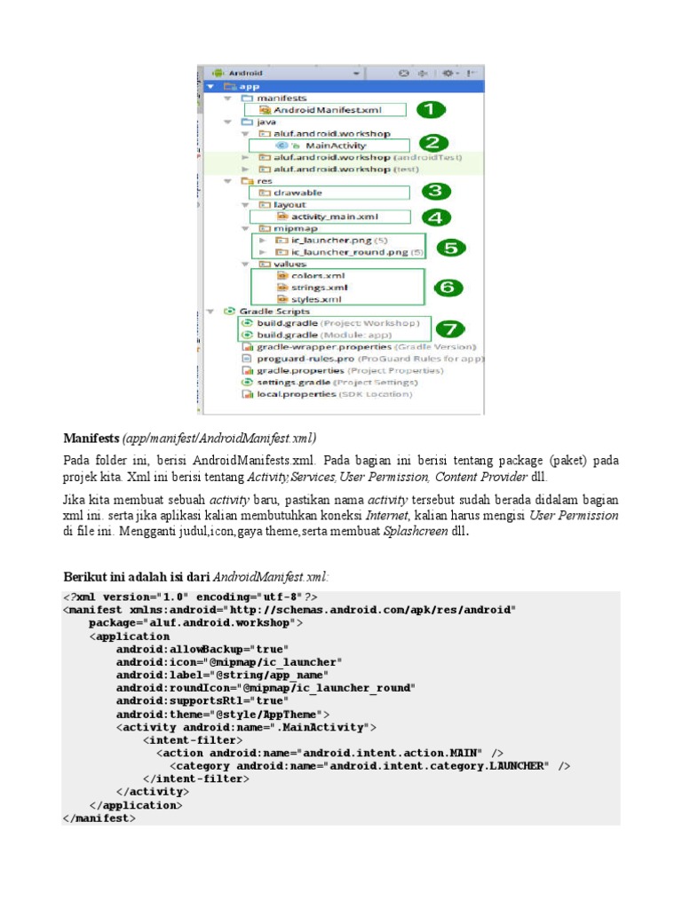 Mengenal Struktur File Dan Folder Android Studio | PDF | Komputer