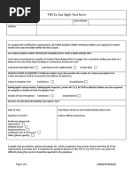 Welding Inspector Visual Acuity Record Form 455E | PDF | Optometry ...
