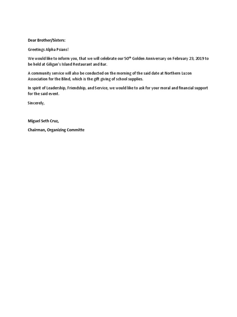Sol. Letter | PDF | Lifestyle