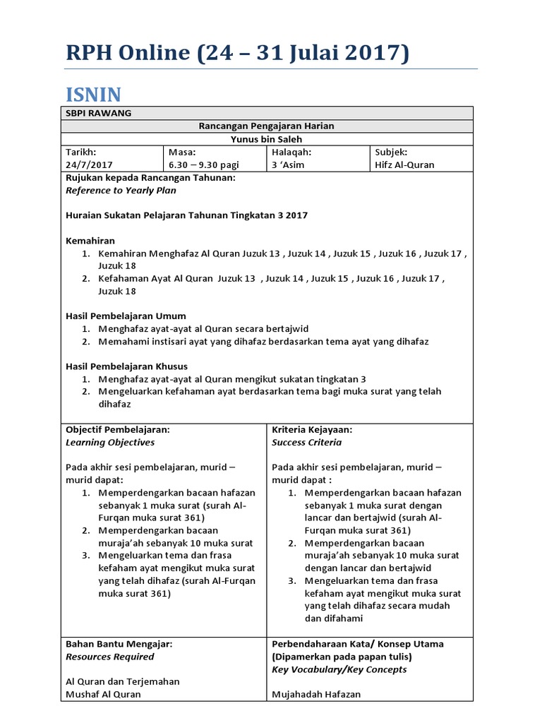 Tapak RPH aBAD KE 21 | PDF
