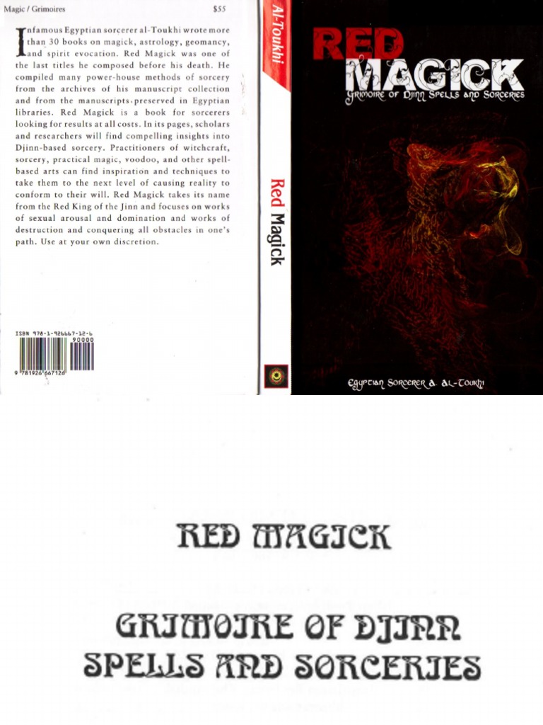 Red Magick - Grimoire of Djinn Spells and Sorce PDF | PDF
