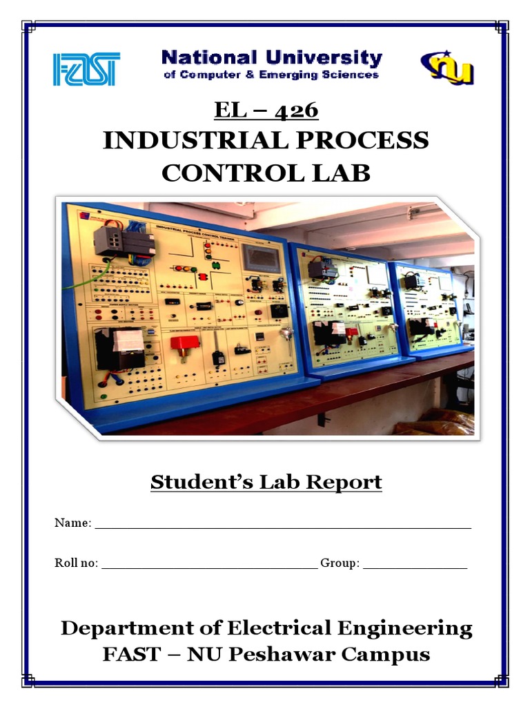 Industrial Process Control Lab: Student's Lab Report | PDF | Ac Power ...