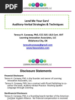 LMH 10 Sound Test | PDF | Deafness | Communication