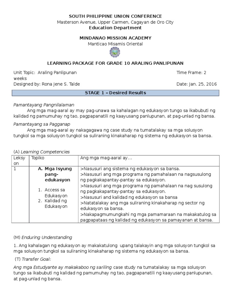 Ap 10 Module PDF | PDF