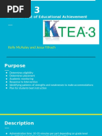 Preview: Kaufman Test of Educational Achievement - Third Edition (Ktea ...