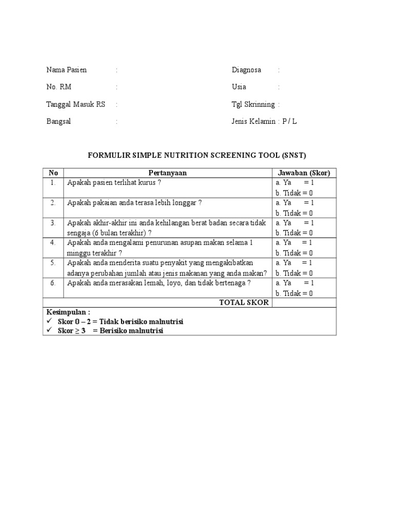 Form SNST | PDF