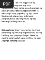 Mga Patakarang Ipinatupad NG Mga Espanyol Sa Pilipinas | PDF