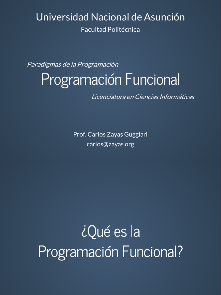 Paradigma Funcional Con Python | PDF | Python (lenguaje de programación) | Notación