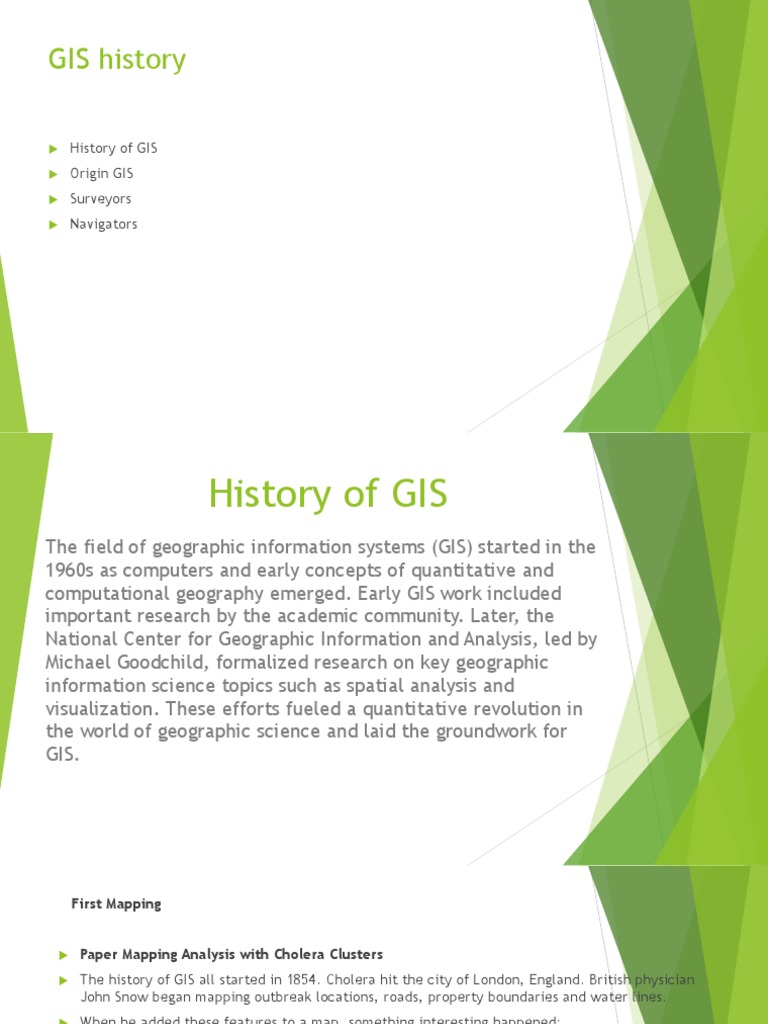 History of GIS | PDF | Esri | Geographic Information System