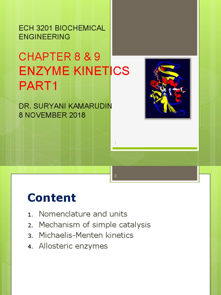 Enzyme Kinetics and Inhibition Overview | PDF | Enzyme Inhibitor ...