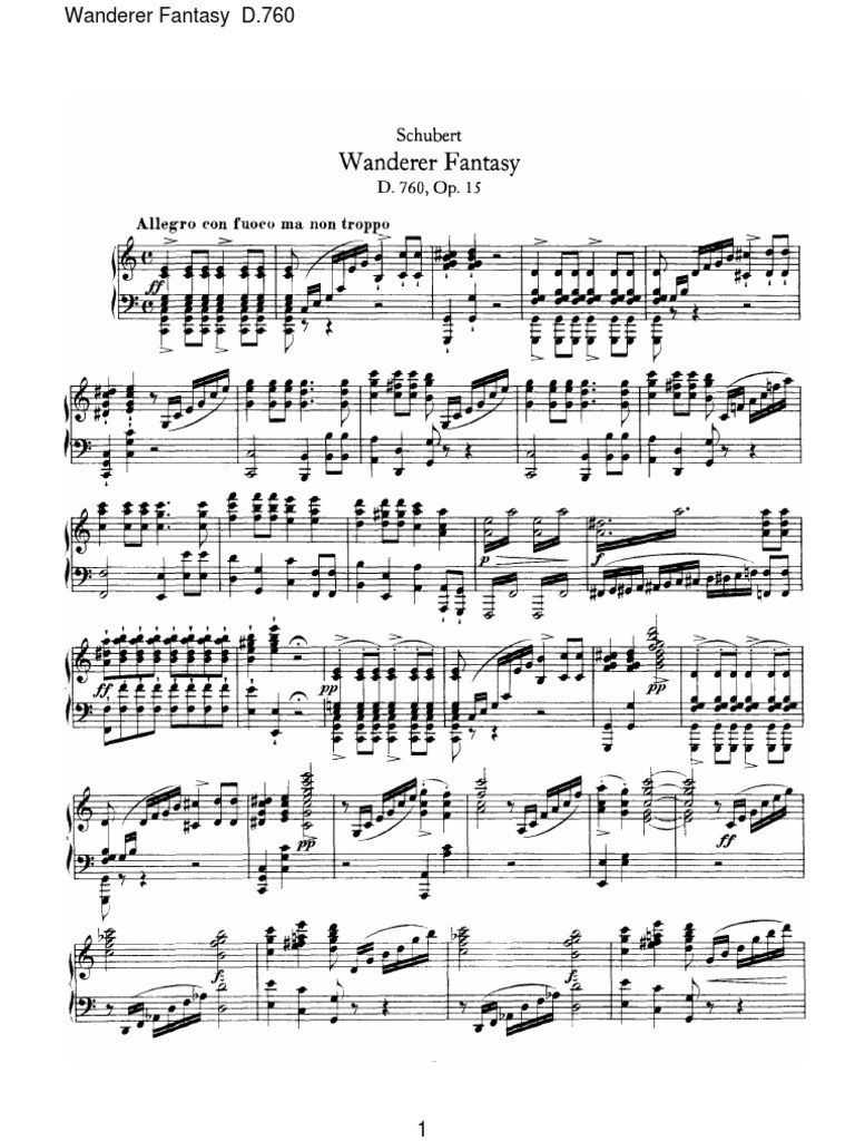 Franz Schubert Piano Works PDF | PDF