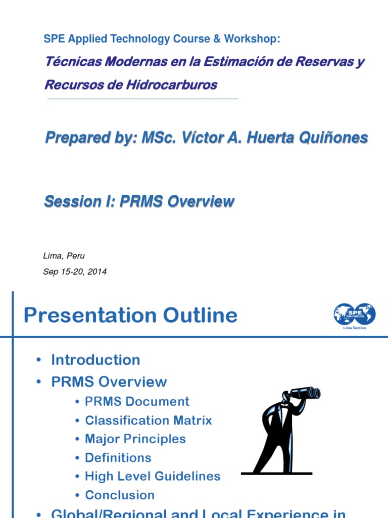 PRMS Workshop: Hydrocarbon Reserves Estimation | PDF | Oil Reserves ...
