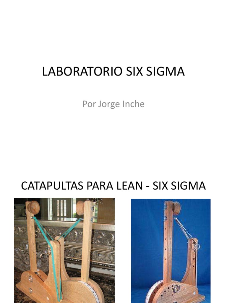Laboratorio Six Sigma | PDF | Six Sigma | Probabilidad