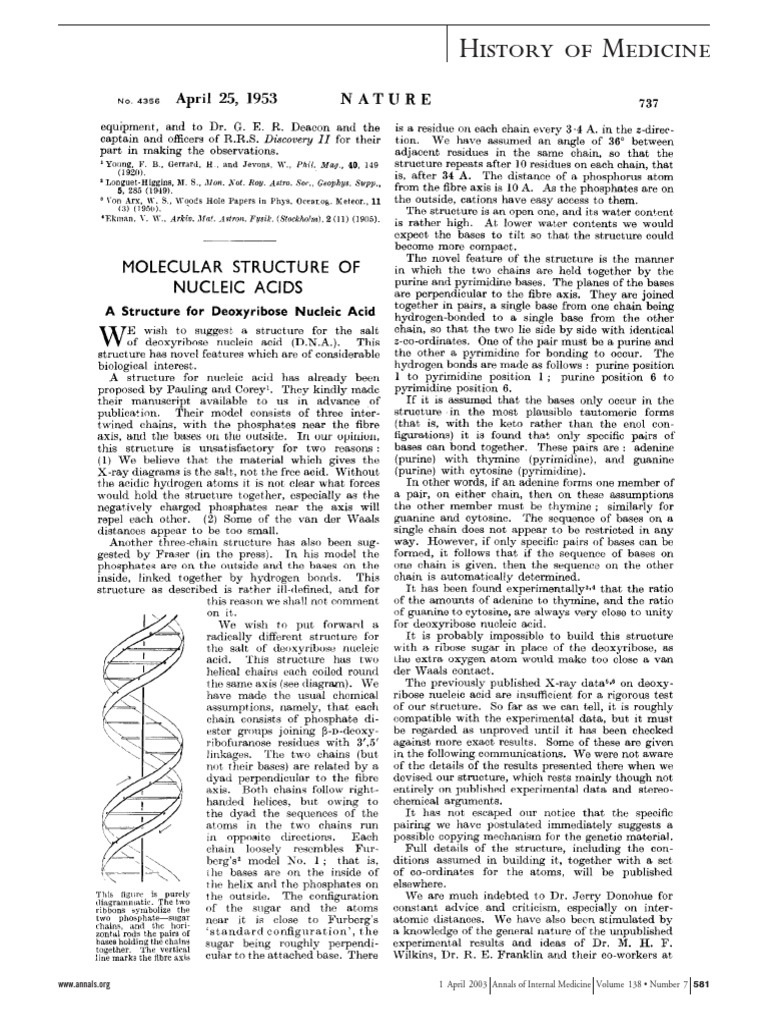 Watson Crick DNA | PDF