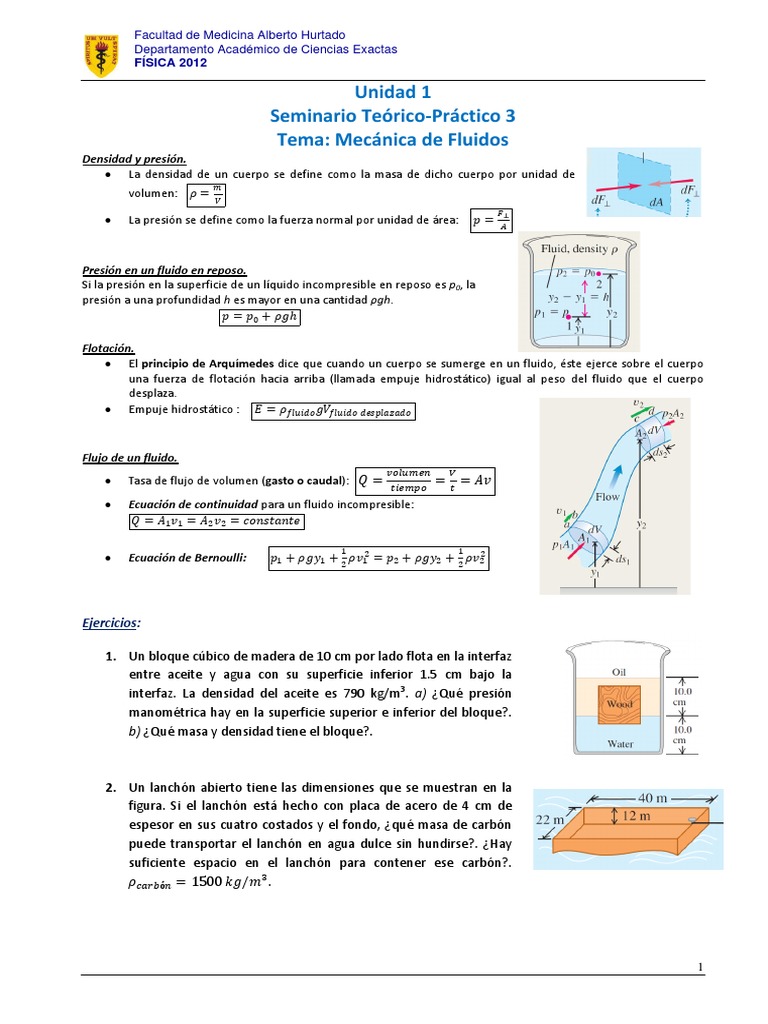 Sem3-Mecanica de Fluidos | PDF | Mecánica de fluidos | Física