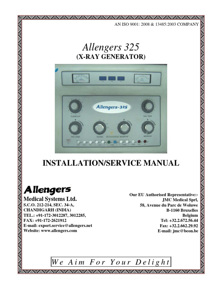 Allengers 325 RF - Installation and Service Manual | PDF | Relay ...