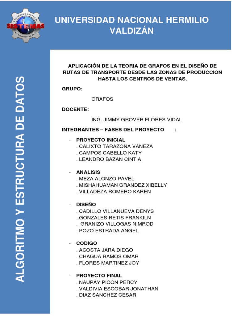 Informe Final Algoritmos1 | PDF | Java (lenguaje de programación) | Teoría de grafos