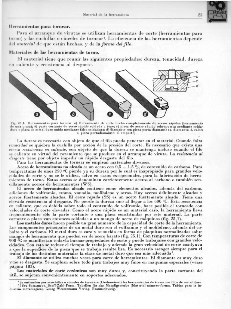Tipos de Buriles Torno PDF | PDF | Átomos | Engenharia Civil